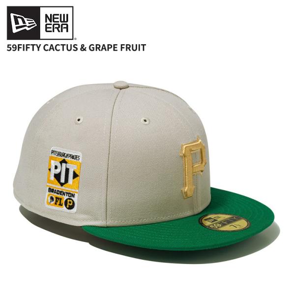 【ポイント5倍 国内正規品】検索キーワード：ニューエラ NEWERA 59FIFTY フィッテッドキャップ ベースボールキャップ MLB スプリングトレーニング Cactus Grapefruit グレープフルーツリーグ ストーン ケリーグ...