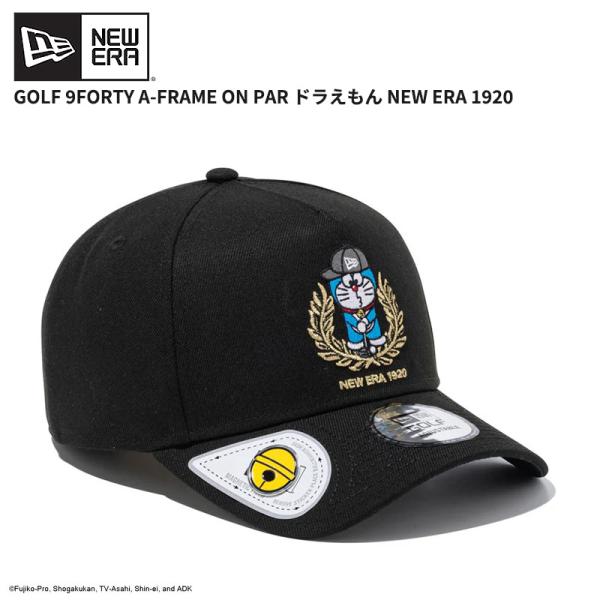 【ポイント5倍 国内正規品】検索キーワード：ニューエラ NEWERA 9FORTY A-Frame ゴルフキャップ ボールマーカー OnPar ドラえもん コラボ メンズ レディース ユニセックス 帽子 春 夏 サイズ調整 抗菌 MICRO...