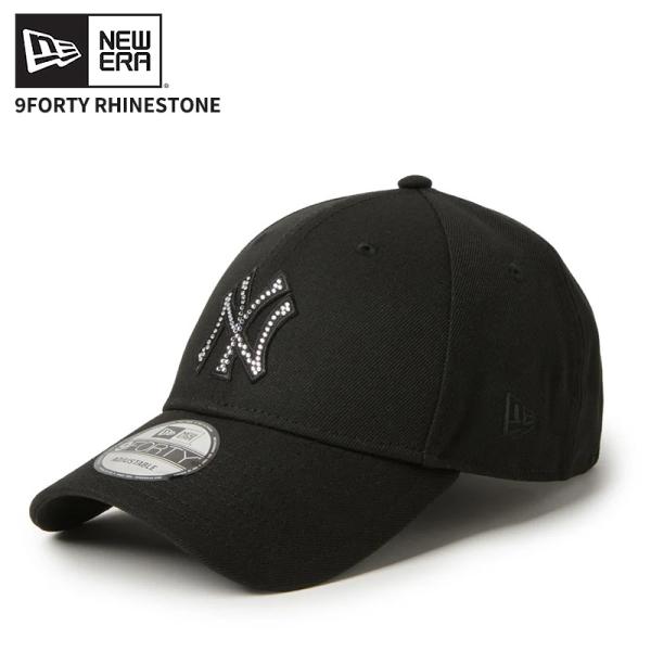 【ポイント5倍 国内正規品】検索キーワード：ニューエラ NEWERA 9FORTY キャップ 帽子 メンズ レディース ユニセックス 春夏 コットン ラインストーン MLB ロゴ ベースボールキャップ ストリート カジュアル スポーツコーデ...