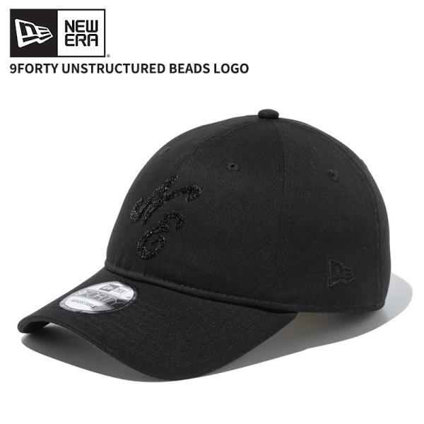 【ポイント5倍 国内正規品】検索キーワード：ニューエラ NEWERA 9FORTY キャップ 帽子 ビーズロゴ クラシックロゴ Beads Logo メンズ レディース ユニセックス ベースボールキャップ サイズ調整 春 夏 ストリート カ...