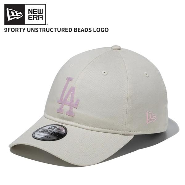 【ポイント5倍 国内正規品】検索キーワード：ニューエラ NEWERA 9FORTY キャップ 帽子 ビーズロゴ Beads Logo MLB メンズ レディース ユニセックス ベースボールキャップ ストリート カジュアル 春 夏 サイズ調整...