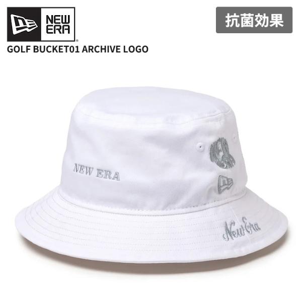 【ポイント5倍 国内正規品】検索キーワード：ニューエラ NEWERA バケット01 バケットハット メンズ レディース ゴルフ ゴルフハット 春夏 夏 Archive Logo アーカイブロゴ 総柄 ロゴ 帽子 ハット MICROERA 抗...