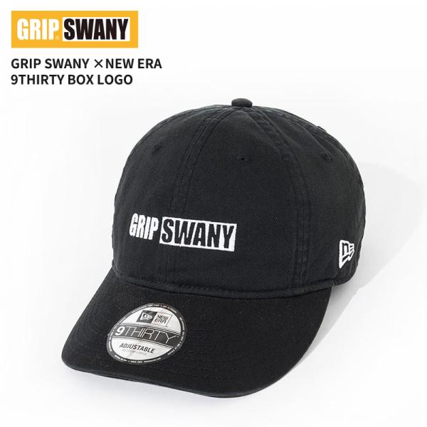 【ポイント10倍 国内正規品】検索キーワード：グリップスワニー GRIPSWANY ニューエラ NEWERA 9THIRTY キャップ 帽子 ベースボールキャップ ボックスロゴ コラボ メンズ レディース ユニセックス アウトドア キャンプ...