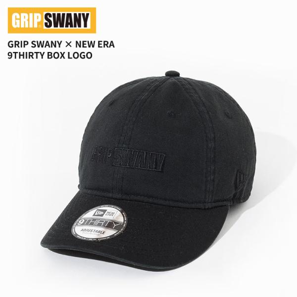 【ポイント10倍 国内正規品】検索キーワード：グリップスワニー GRIPSWANY ニューエラ NEWERA 9THIRTY キャップ 帽子 ベースボールキャップ ボックスロゴ コラボ メンズ レディース ユニセックス アウトドア キャンプ...