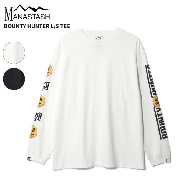 【ポイント10倍 送料無料 国内正規品】検索キーワード：MANASTASH マナスタッシュ BOUNTY HUNTER バウンティハンター コラボ L/S TEE Tシャツ ロンT 長袖Tシャツ メンズ レディース ユニセックス 通年 秋冬...