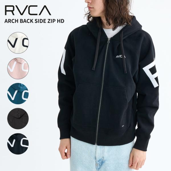 爆買 【ポイント10倍 国内正規品】検索キーワード：RVCA ルーカ パーカー メンズ ジップパーカー ジップアップ フーディー スウェット 裏起毛 秋冬 長袖 オーバーサイズ ビッグシルエット ロゴ バックプリント 袖プリント アーチロゴ...