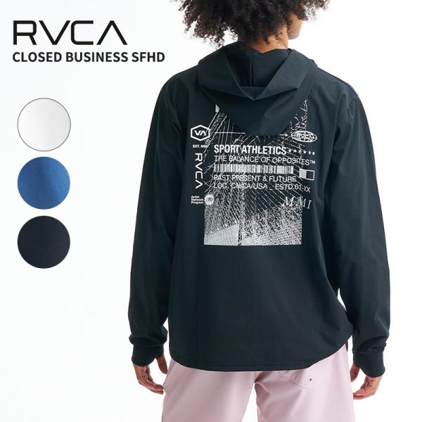 送料無料【ポイント10倍 送料無料 国内正規品】検索キーワード：RVCA ルーカ ラッシュガード メンズ 長袖 サーフTシャツ ジップパーカー UVカット UPF50+ 吸水速乾 4WAYストレッチ 水着 サーフィン 海 プール ビーチ ア...