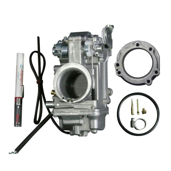 ・メーカー：MIKUNI(ミクニ)・メーカー品番：42-18・OEM：-・適合車種：1990〜1999年式のエボビッグツインでキャブレター仕様のモデル1999〜2006年式のツインカムで、キャブレター仕様のモデル・色：キャスト(本体)・素材...