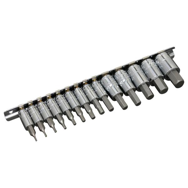 ・メーカー：Genius Tools(ジーニアスツールズ)・メーカー品番：BS-2314H・OEM：-・適合車種：-・色：クローム・素材：特殊鋼・サイズ：差込角：3/8六角サイズ：9/32"・5/16"・3/8"・7/16"・1/2" 差込...