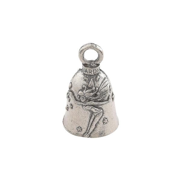 ・メーカー：Guardian Bell(ガーディアンベル)・メーカー品番：-・OEM：-・適合車種：-・色：クローム・素材：合金・サイズ：ベル本体　縦:約40mm　直径:約25mm・内容物：ベル本体×1個　ポーチ×1個