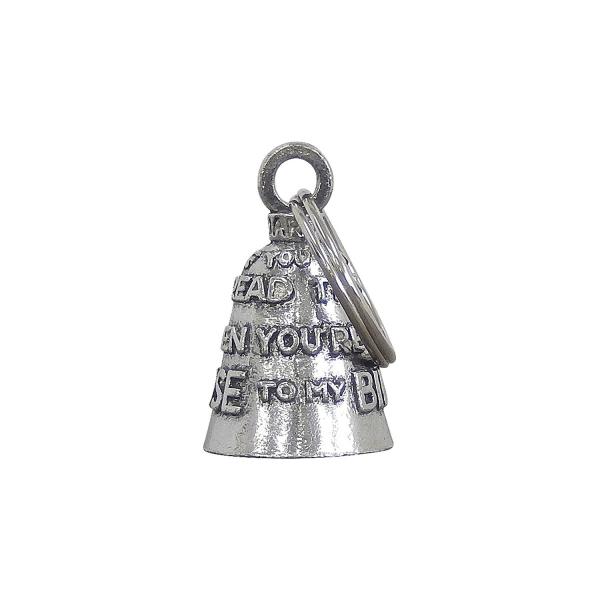 ・メーカー：Guardian Bell(ガーディアンベル)・メーカー品番：-・OEM：-・適合車種：-・色：クローム・素材：合金・サイズ：ベル本体　縦:約40mm　直径:約25mm・内容物：ベル本体×1個　ポーチ×1個