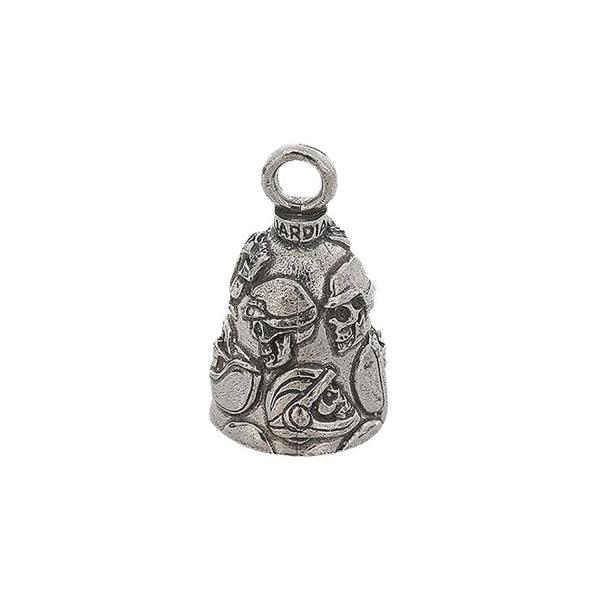 ・メーカー：Guardian Bell(ガーディアンベル)・メーカー品番：-・OEM：-・適合車種：-・色：クローム・素材：合金・サイズ：ベル本体　縦:約40mm　直径:約25mm・内容物：ベル本体×1個　ポーチ×1個
