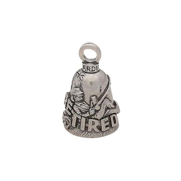 ・メーカー：Guardian Bell(ガーディアンベル)・メーカー品番：-・OEM：-・適合車種：-・色：クローム・素材：合金・サイズ：ベル本体　縦:約40mm　直径:約25mm・内容物：ベル本体×1個　ポーチ×1個