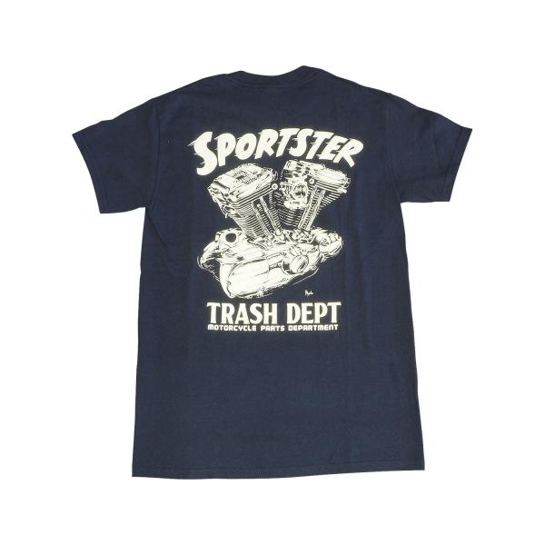 ・メーカー：TRASHDEPT(トラッシュデポ)・メーカー品番：-・OEM：-・適合車種：-・色：ブラック・素材：コットン・サイズ：【Sサイズ】着丈：約660mm　身幅：約450mm・内容物：Ｔシャツ×1