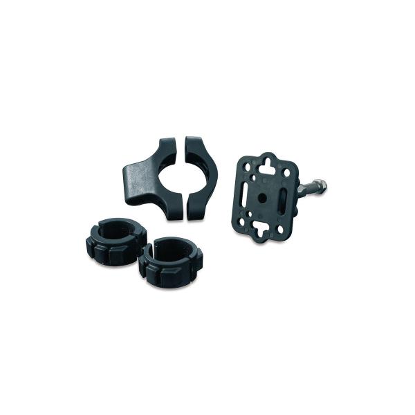 ・メーカー：kuryakyn(クリアキン)・メーカー品番：kur1671・OEM：-・適合車種：7/8in・1in・1-1/4in径ハンドルバーに対応・色：ブラック・素材：-・サイズ：-・内容物：ホルダー×1