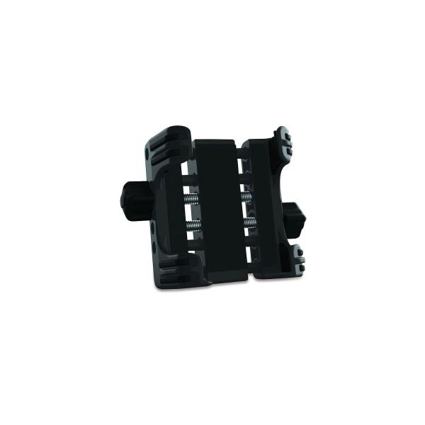 ・メーカー：kuryakyn(クリアキン)・メーカー品番：kur1694・OEM：-・適合車種：汎用・色：ブラック・素材：パッド：ラバー・サイズ：3-5/8〜6in幅のデバイスに対応・内容物：ホルダー×1