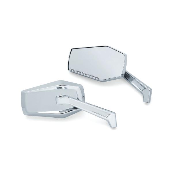 ・メーカー：kuryakyn(クリアキン)・メーカー品番：kur5918・OEM：-・適合車種：汎用・色：クローム・素材：ダイキャストアルミ・サイズ：ミラー：幅5-1/2in×高さ3-1/2inボルトサイズ：5/16-18・内容物：Left...