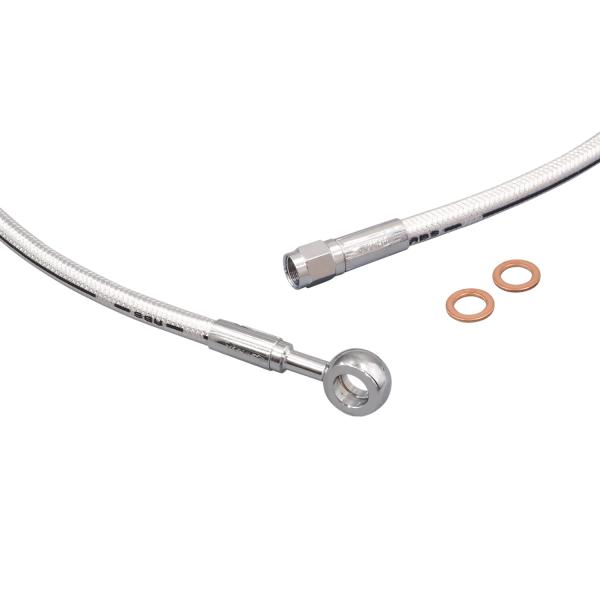 ・メーカー：MAGNUM(マグナム)・メーカー品番：AS37726・OEM：-・適合車種：-・色：【メッシュ部分】Sterling ChromiteII【金属部分】クローム・素材：-・サイズ：長さ：26in(約660mm)　フィッティング：...