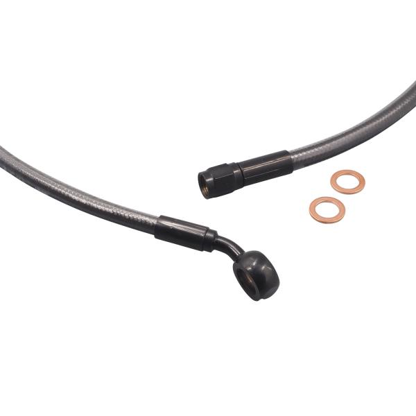 ・メーカー：MAGNUM(マグナム)・メーカー品番：AS47932・OEM：・適合車種：-・色：【メッシュ部分】Black Pearl【金属部分】ブラック・素材：-・サイズ：長さ：32in(約813mm)　フィッティング：AN-3、7/16...