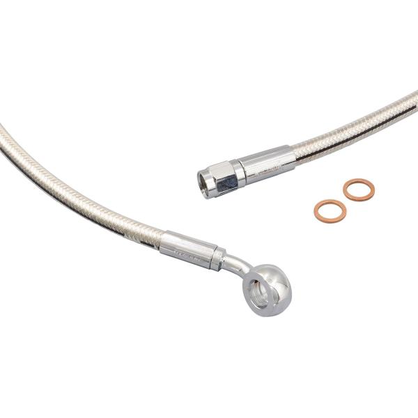 ・メーカー：MAGNUM(マグナム)・メーカー品番：AS57120・OEM：・適合車種：-・色：【メッシュ部分】Polished Stainless【金属部分】クローム・素材：-・サイズ：長さ：20in　フィッティング：AN-3、10mm・...