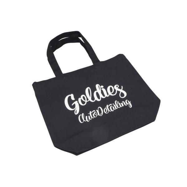 ・メーカー：Goldies Auto Detailing（ゴールディーズオートディテイリング）・メーカー品番：GADTB01・OEM：・適合車種：-・色：本体：ブラック　ロゴ：ホワイト・素材：-・サイズ：【船底タイプのマチ】左の端から右の端...