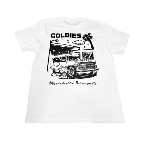 ・メーカー：Goldies Auto Detailing（ゴールディーズオートディテイリング）・メーカー品番：GT2401WH-XL・OEM：-・適合車種：-・色：ホワイト・素材：コットン・サイズ：【XLサイズ】着丈：約750mm　身幅：約...