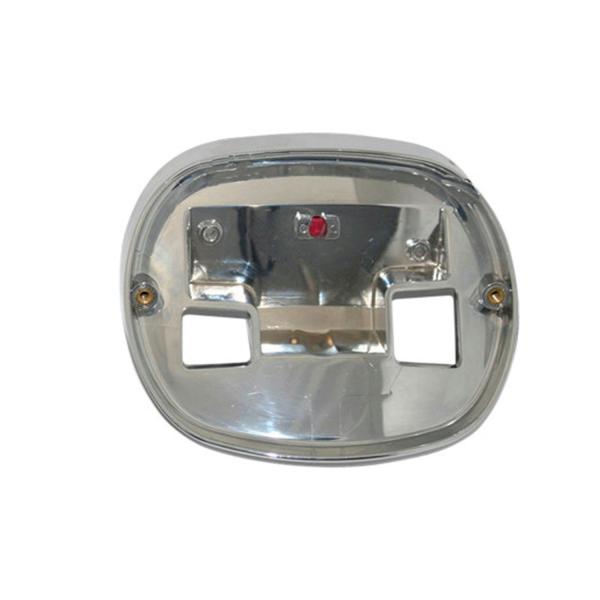 ・メーカー：BIKER'S SELECT・メーカー品番：2010-1275・OEM：68296-99A・適合車種：2000年式以降のビッグツイン・XLで純正リアフェンダー・色：クローム・素材：-・サイズ：-・内容物：テールライトベースプレート×1