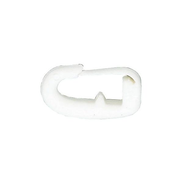 ■カラー：ホワイト■材質：プラスチック●直径で、6mmまでのショックコードをフック内に通す事が可能です。