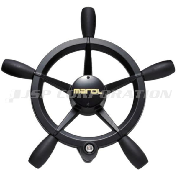 ■サイズ：直径38cm(先端〜先端)■グリップ長：8cm●シャフト穴径3/4"(19mm)で、ボルト側8/5"(16mm)のテーパースタイルです。また、シャフト穴の一部に約4.5x2mmの溝が切ってあります。●片手での操船時に便利なスピンナ...