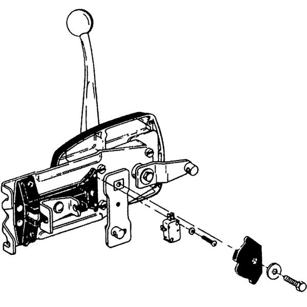 ■品番21419（コントロールレバー )のオプション部品です。●レバーが中立の位置にある時だけエンジンを始動出来る安全装置です。
