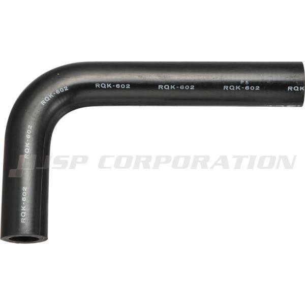 ■サイズ：内径25ｘ厚7ｘA130ｘB230ｍｍ●キングストンや海水こしき等への接続に適したL型のゴムホースです。排気、及び油、燃料などにはご使用になれません