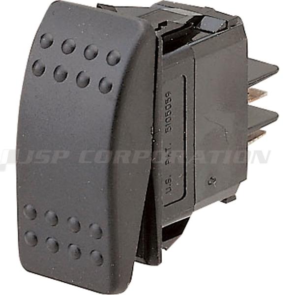 ■ポジション：(ON)-OFF-(ON)■極投型式：SPDT■点灯LED：0■主な用途：室内照度調整■最大電流：DC12V(20Amp)、DC24(15Amp)■穴あけ寸法：幅21×高37mm■DC12VまたはDC24V用スイッチ●フライン...