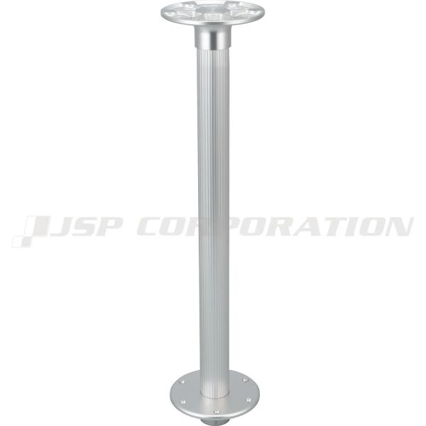 ■アルミ製■全高76cm●土台から取り外し可能なテーブル脚です。●土台を設置する為に床に直径102mmの穴明け加工が必要です。●テーブル収納時に穴を塞ぐプラスチックキャップが付属します。●テーブルトップは付属していません。