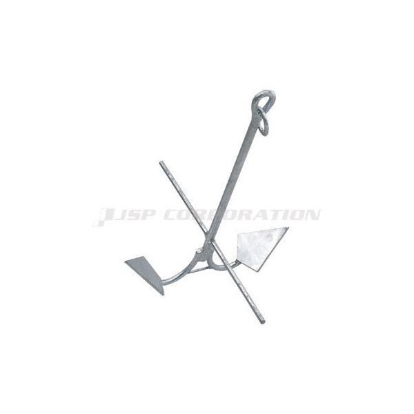 ◆佐川急便発送■サイズ：全長700×ツメの巾540×ストック長590mm●砂、石、漁礁、泥等、使用場所を選ばない、オールマイティーなアンカーです。●ストック棒、爪部分は折りたためません。