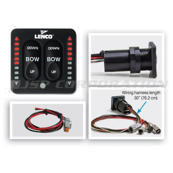 ■スイッチ寸法：70×70mm■電圧：12V/24V兼用●電動トリムタブキット用の、防水スイッチパネルとケーブルのキットです。●インジケータータイプは、フラップ位置が一目で分かるLEDランプ付きです。●電動トリムタブキットと合わせてご注文下...