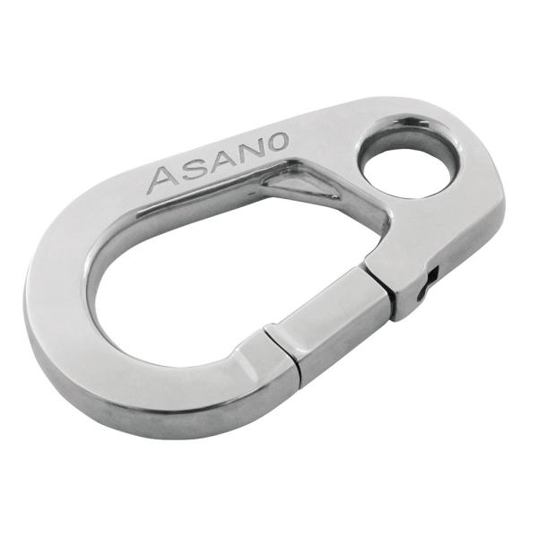 ■材質：特殊ステンレス■材質：スプリング=SUS304、ロックピン=HBSB、止めねじ=SUS304■スナップフック（snap hook）とは、開閉できるフック金具のことです。