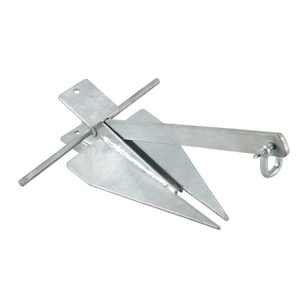 ◆返品・キャンセル不可■重量：30.0kg■寸法：(A)950、(B)505、(C)750mm●泥、砂、砂利などに威カを発揮する夕イプのアンカーです。●亜鉛メッキ仕上げ、シャックル付付です。