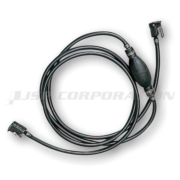 ◆返品・キャンセル不可■仕様：両側ジョイント、プライマリーポンプ付■ホース内径：8mm■ホース長さ：3.0m■適合：12L/24Lプラスチックタンク用●ヤマハ純正のフューエルタンクパイプです。