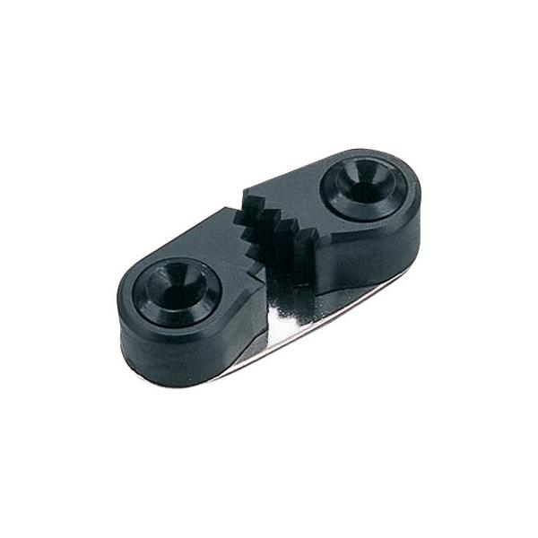 ■材質：プラスチック■使用ロープ：5-8mm■大きさ寸法：23×59×17.5mm■ピッチ：38mm■穴径：5