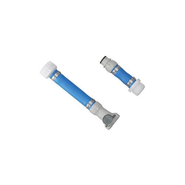 ■サイズ：全長18cm、10cm（2本セット）●KAWASAKI,SEA-DOOで使用可能なフラッシングアダプターです。※ホースとの接続に、別売りのホースアダプター（品番：DM7000）が必要となります。