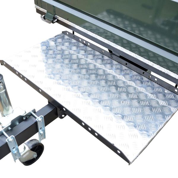 ■ADVENTURE BX用●トレーラー前側に、追加の荷物置きとして使用できるキャリアベースです。●両端は切り抜きになっているので、小さいサイズから大きいサイズまで、様々な大きさのクーラーボックス等を置くことができます。(耐荷重50kg)※...