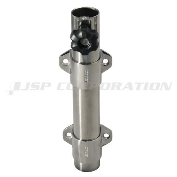 ■材質：ステンレス樹脂■対応支柱径：φ20〜25mm■ネジ穴：M6皿ネジ用■ネジ間隔：45mm●ボートの側面などにしっかりネジ固定！●ボート縁の側面に取付可能なパラソルスタンドです。●頑丈なステンレス製なのでボートにしっかり固定して取付した...