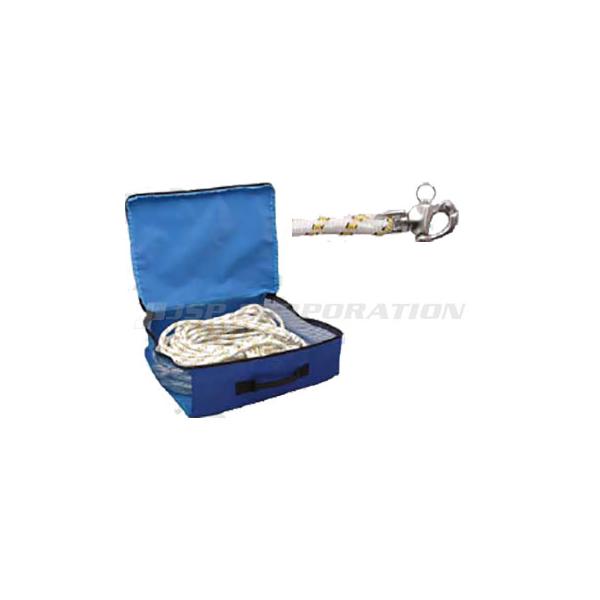■適応ボート長：〜28ft■素材：ポリエステル●片側にスイブルスナップシャックルがスプライスされた、ヘッドセール用のロープセット。収納などに便利なロープバック付き。