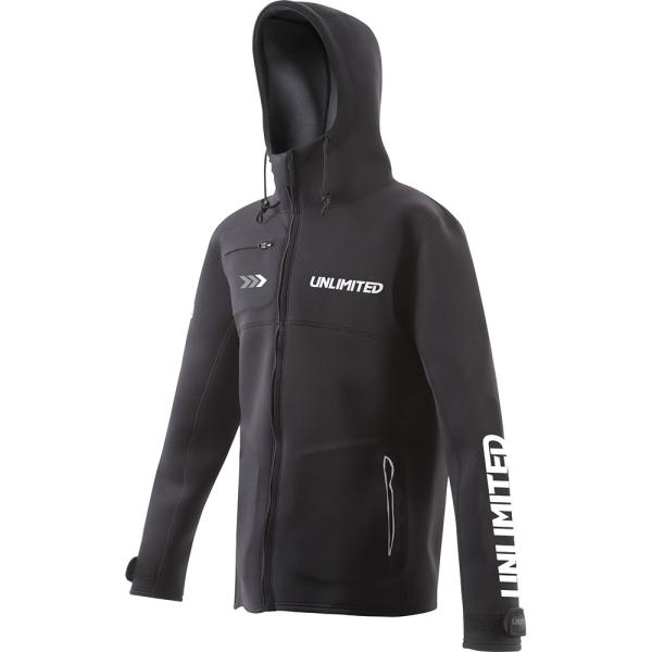 ■サイズ：S,M,L,XL,XXL■カラー：ブラック●2.5mm フレックス クロロプレン●ハイスタンドネックで首元からの風の侵入をしっかりガード●フードと一体型の襟は防寒性を更に高めます。●ベルクロリストクロージャー（マジックテープ式）●...