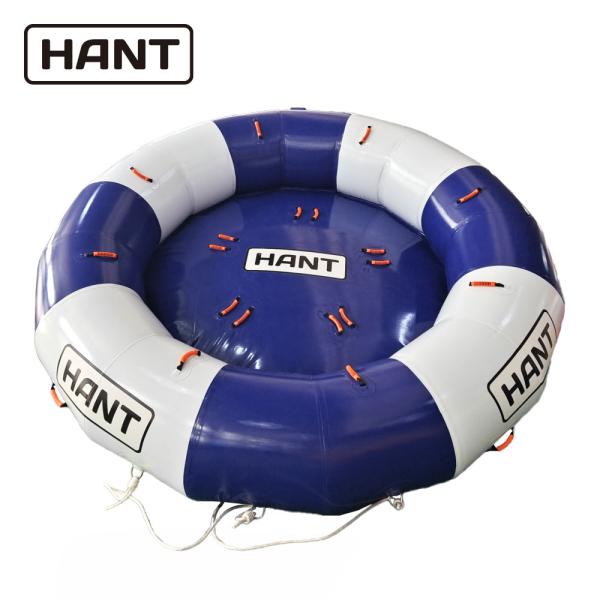 ◆返品・キャンセル不可◆西濃運輸発送■5人乗り■直径350cm×高さ120cm■梱包時サイズ：56x48x96cm■本体重量：61kg■ステンレスベアリング付き■適正空気圧：サイドチャンバー1.5psi、メインフロア0.7psi●水上バイク...