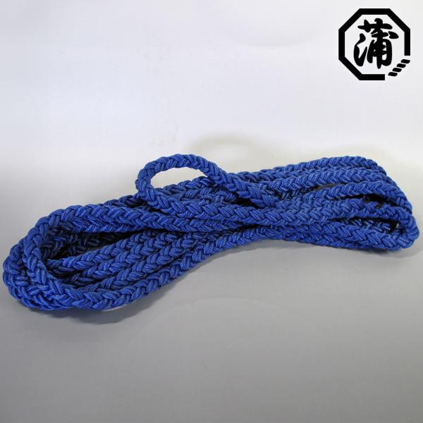 ■ロープ径：22mm■長さ：約9.5m■破断強度：6,031kg■材質：エステルマルチ（タスラン加工）■撚り：クロス（8つ打ち）■加工：片側アイ加工（加工部分の長さ：30cm）■カラー：ネイビー●製造工程で出来上がりのロープ長が寸足らずの規...