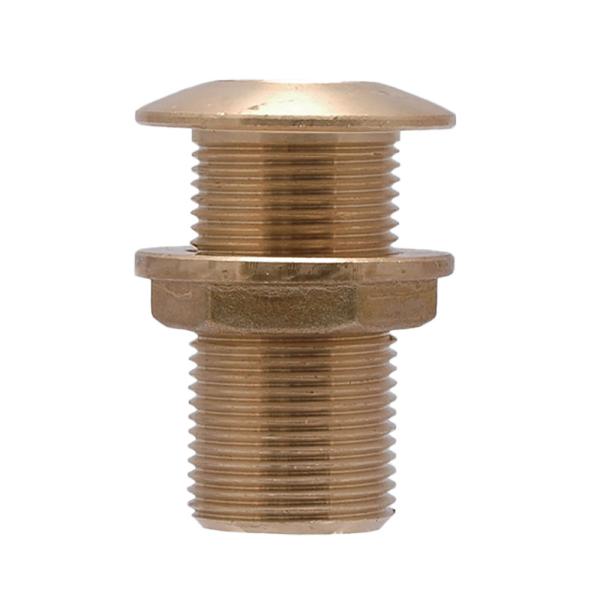■オスネジ外径：47.752mm■メスネジ内径：44.806mm■山数：11■材質：ブラス●排水口や吸水口などに用いられる金具です。