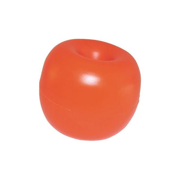 ■サイズ：19cmφ×14.5cm　■浮力：2.5kg　■穴径：1.9cmφ　■材質：プラスチック製　●プラスチック製のブイで、ロープ等を真ん中の穴に通しロープや網等を浮かすのに便利です。