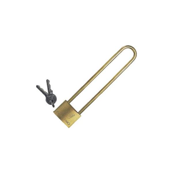 ■サイズ：幅40×長さ150mm●船外機のクランプの穴に差し込んでロックします。●クランプを回すことが出来なくなり、船外機の盗難を防止します。●50HP位までの船外機に適合。