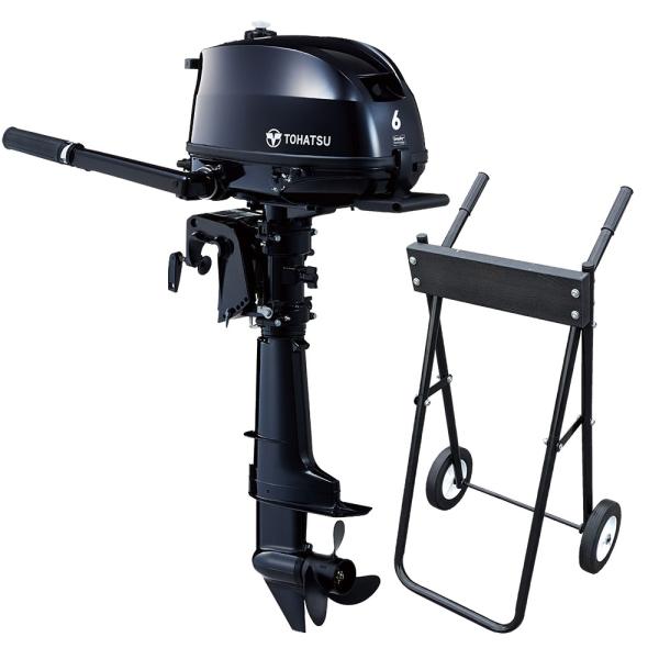 ◆返品・キャンセル不可◆佐川急便発送■モデル：トーハツ 6馬力 船外機 MFS6DS■シリンダ数：1■最大出力：4.4kW/6PS■排気量：123cc■ボア×ストローク：59×45mm■ギアシフト：F-N-R■燃料タンク容量：12L(外付)...